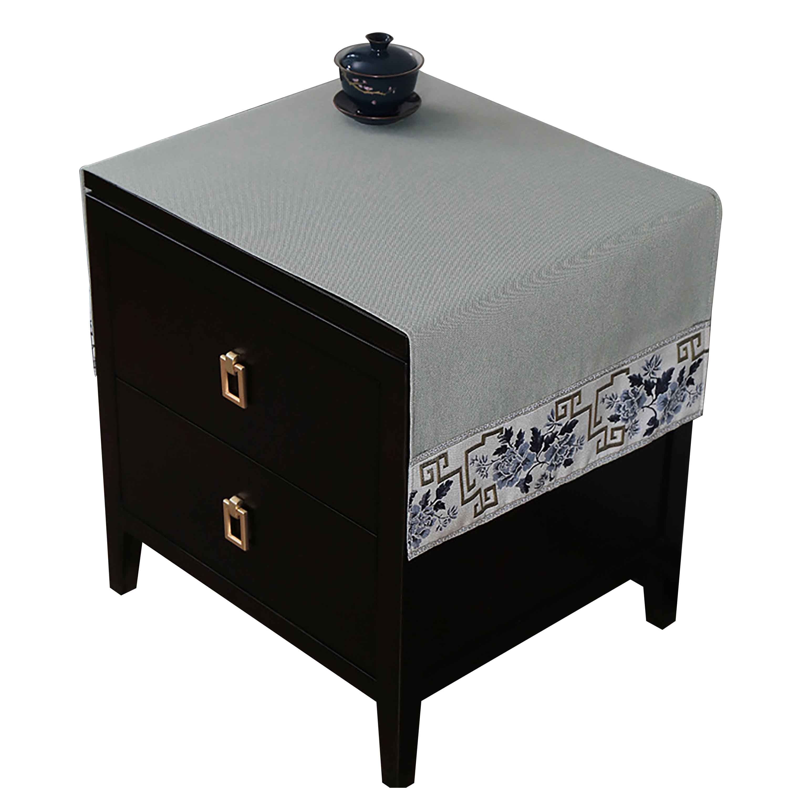 Nightstand Cover For Bedroom, Bedside Table Cover, Dustproof Cover For ...