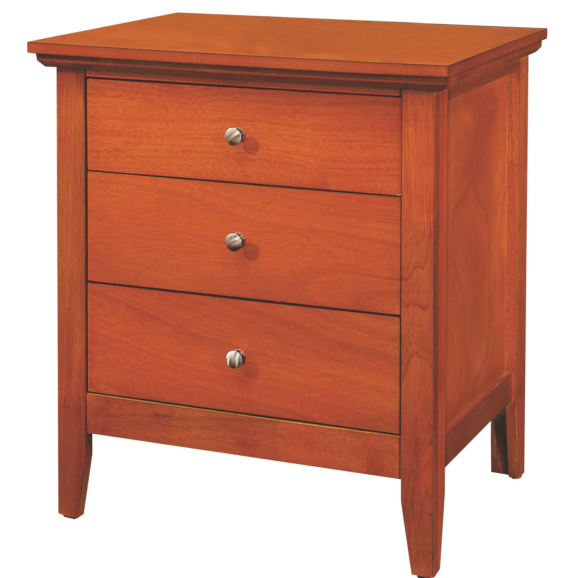 Nightstand In Oak Finish Material - 26"h X 24"w 18"d, Particle Board ...