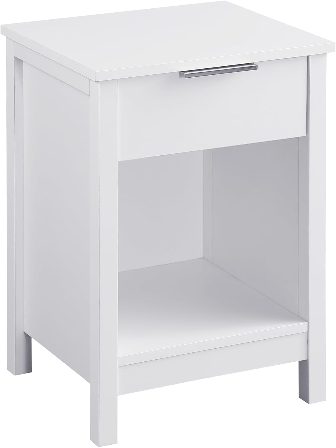 Nightstand with Drawer,3-Tier End Side Table with Storage Drawer and ...