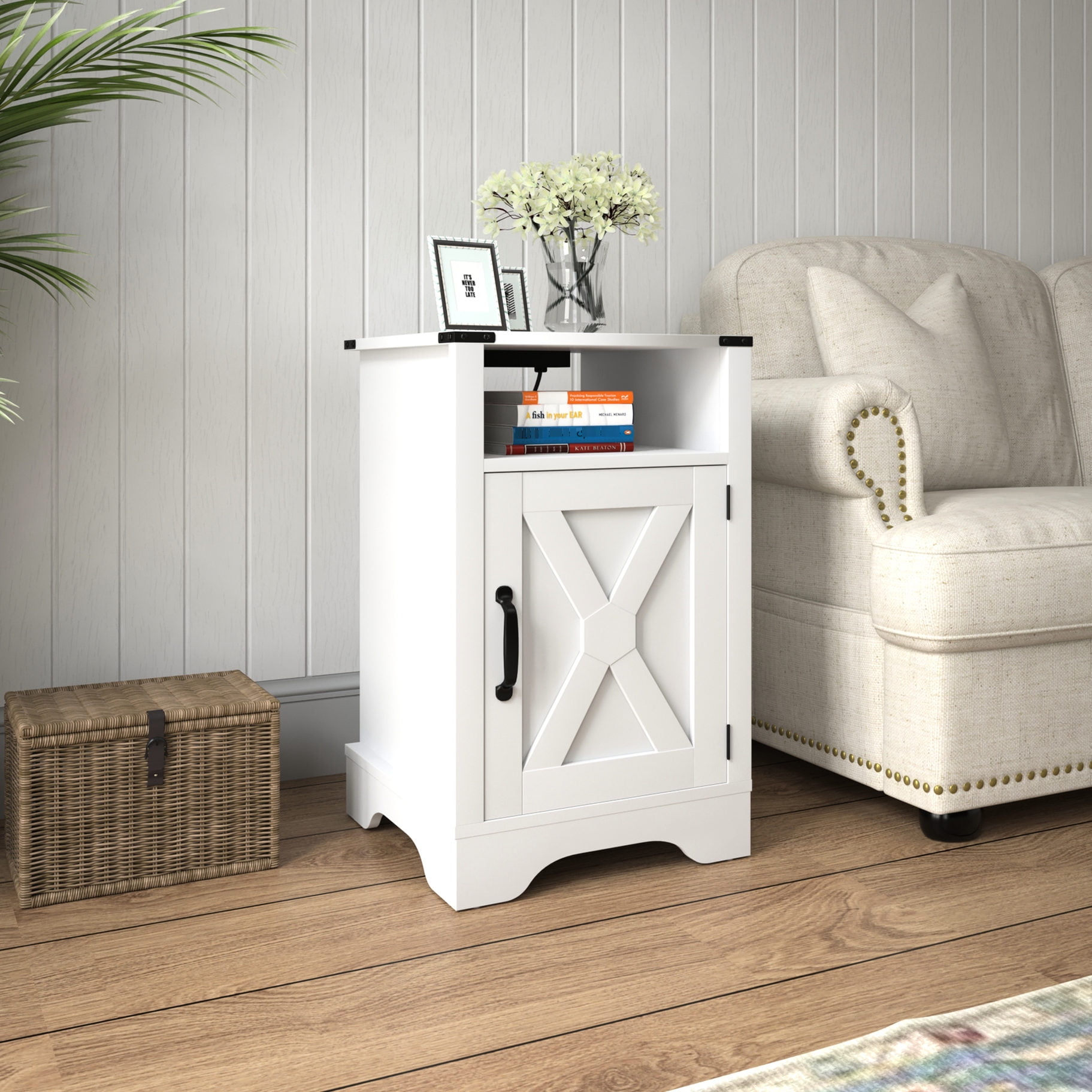 Nightstand with Simple Assembly”-“Quick Setup for Immediate Use ...