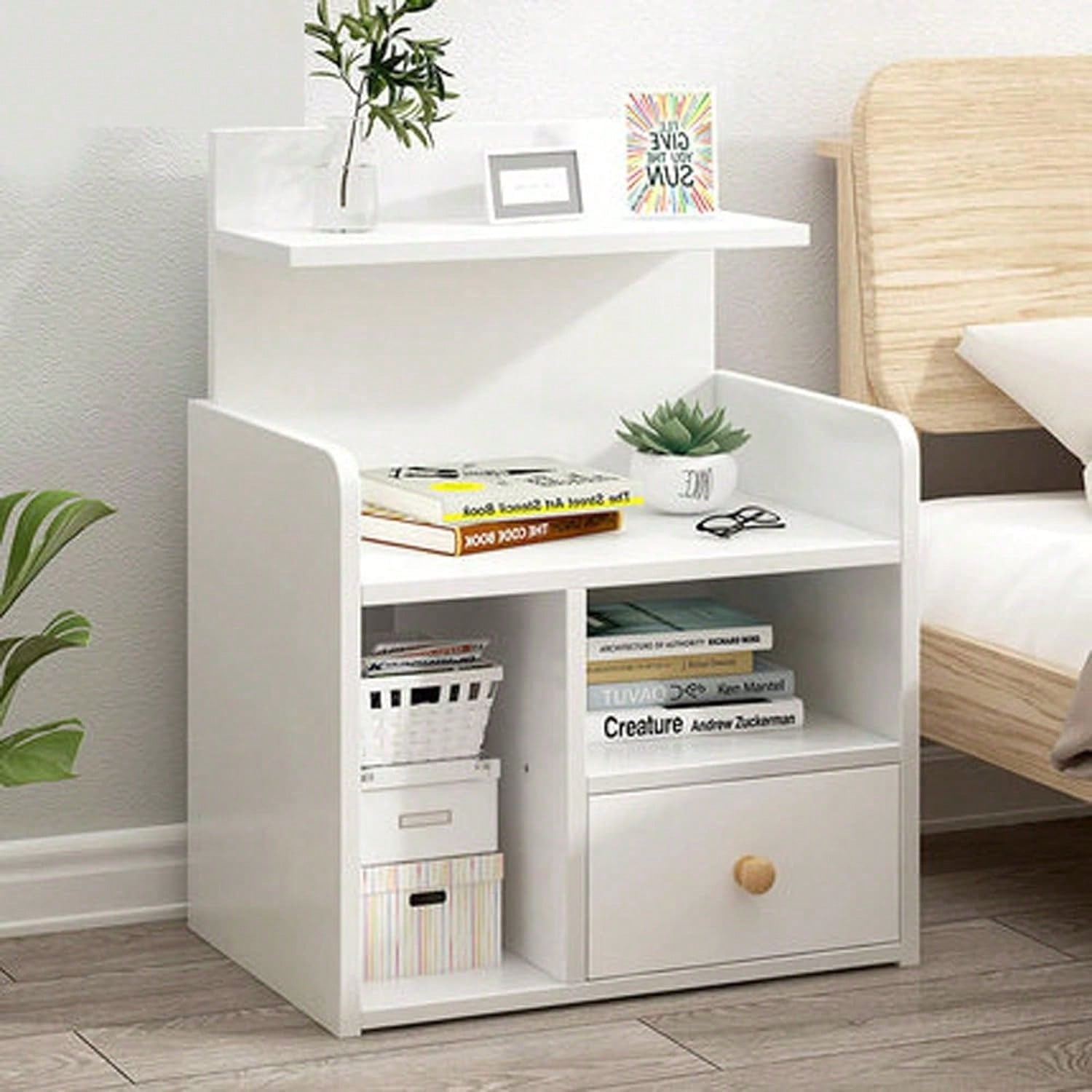 Nightstands, White Nightstand With Drawer, Bedside Table Side Table For ...