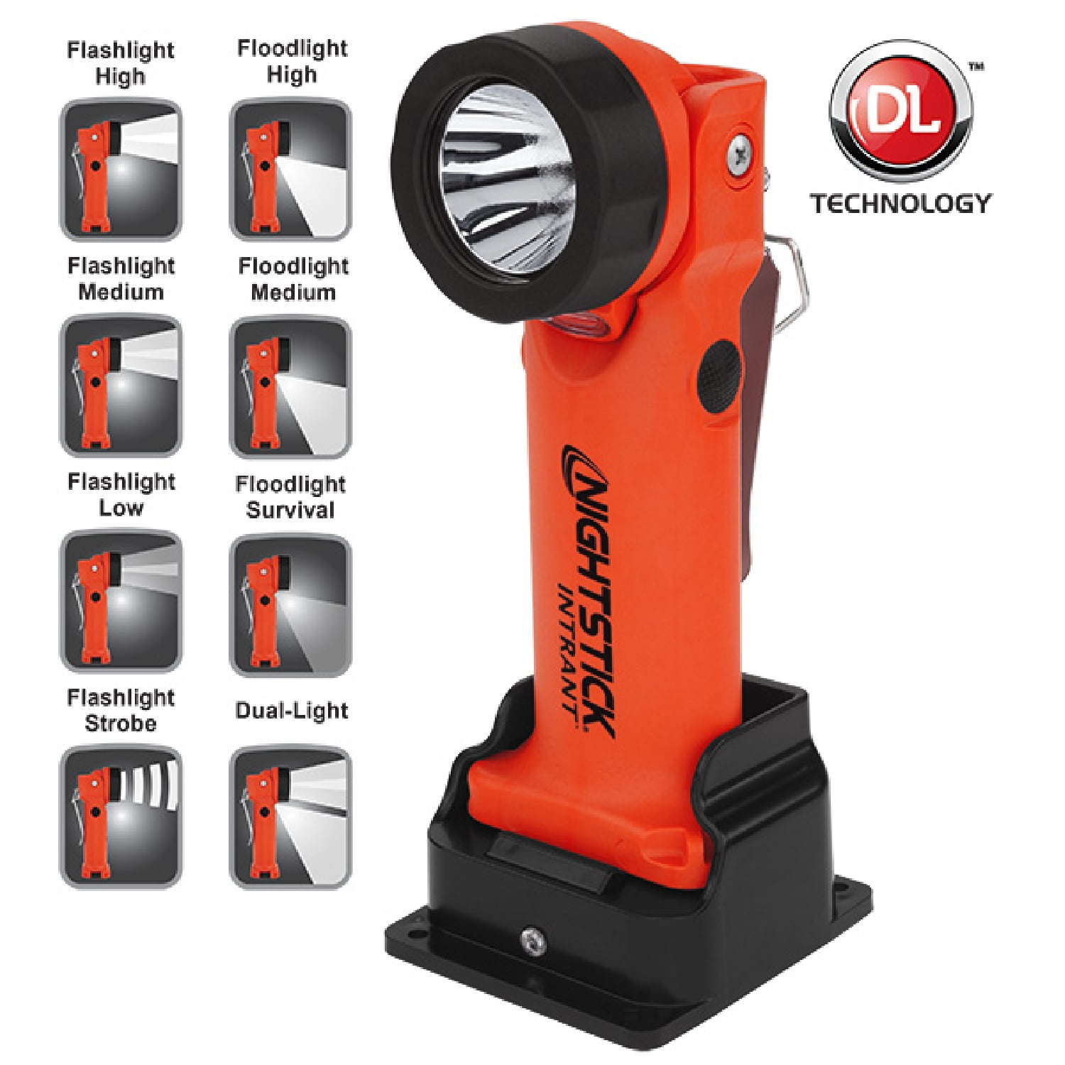 Nightstick Intrant Intrinsically Safe Dual-Light Angle Light ...