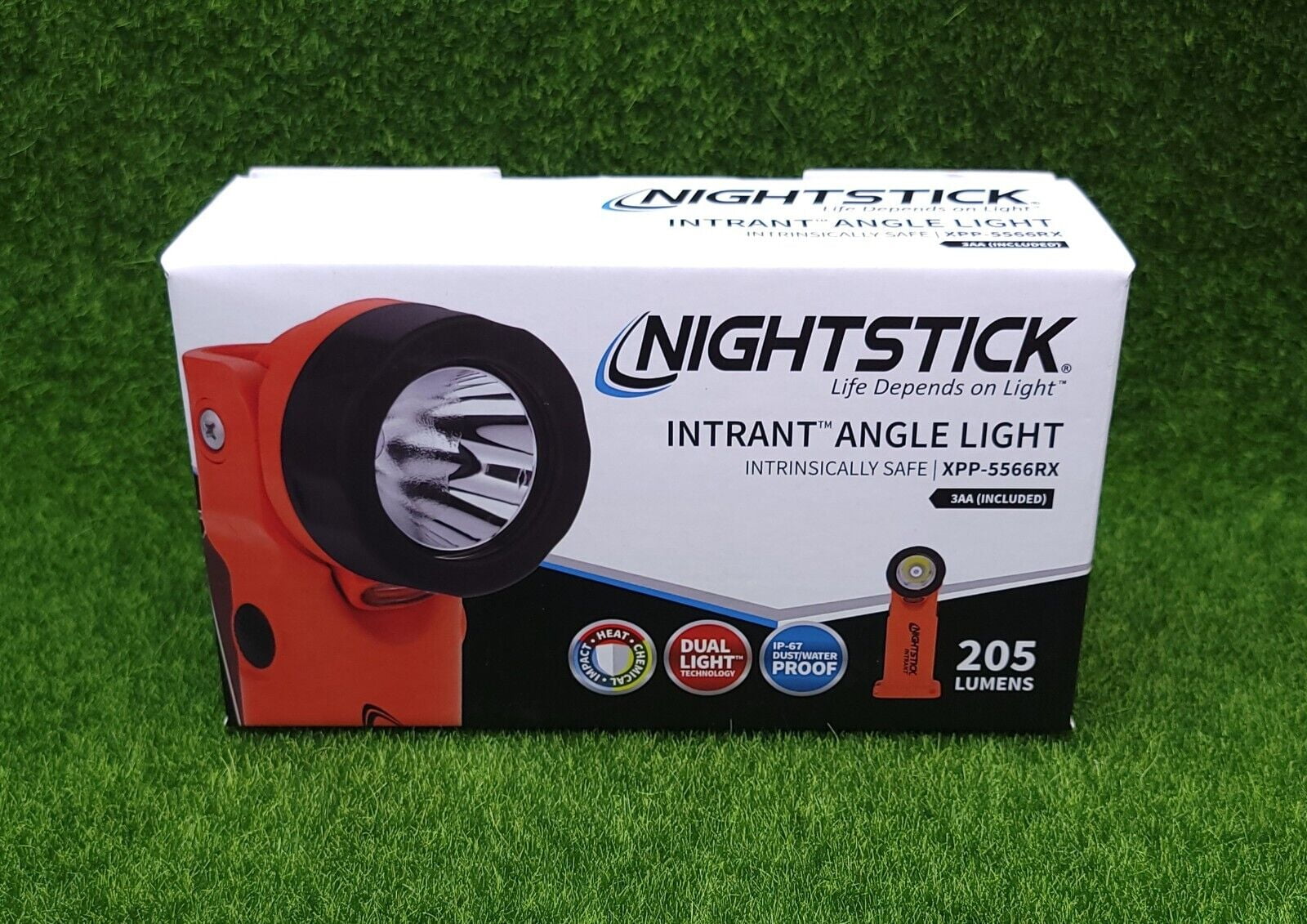 Nightstick Red INTRANT Intrinsically Safe Dual-Light Angle Flashlight ...