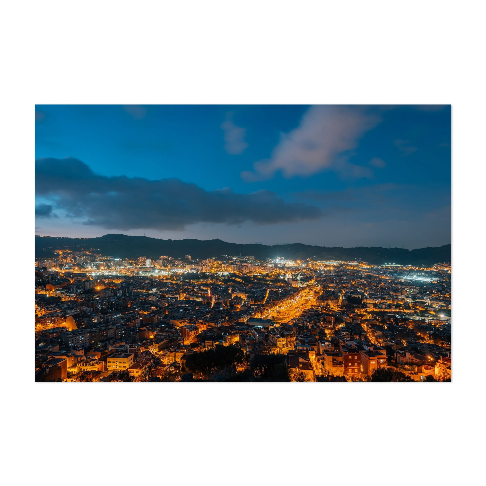 Nighttime in Barcelona 02 - Barcelona Catalonia Spain Photography ...