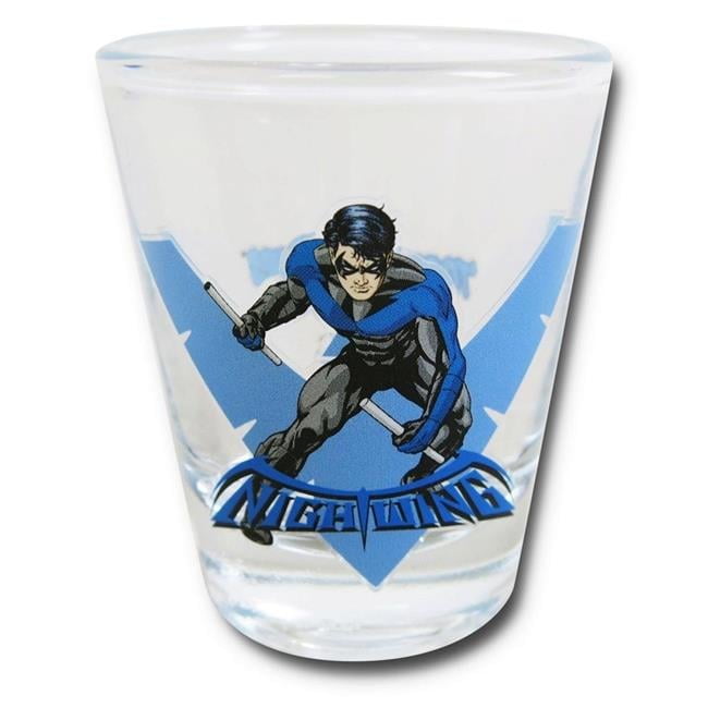 DC Comics Nightwing Stance Pose Mini Glass - Walmart.com