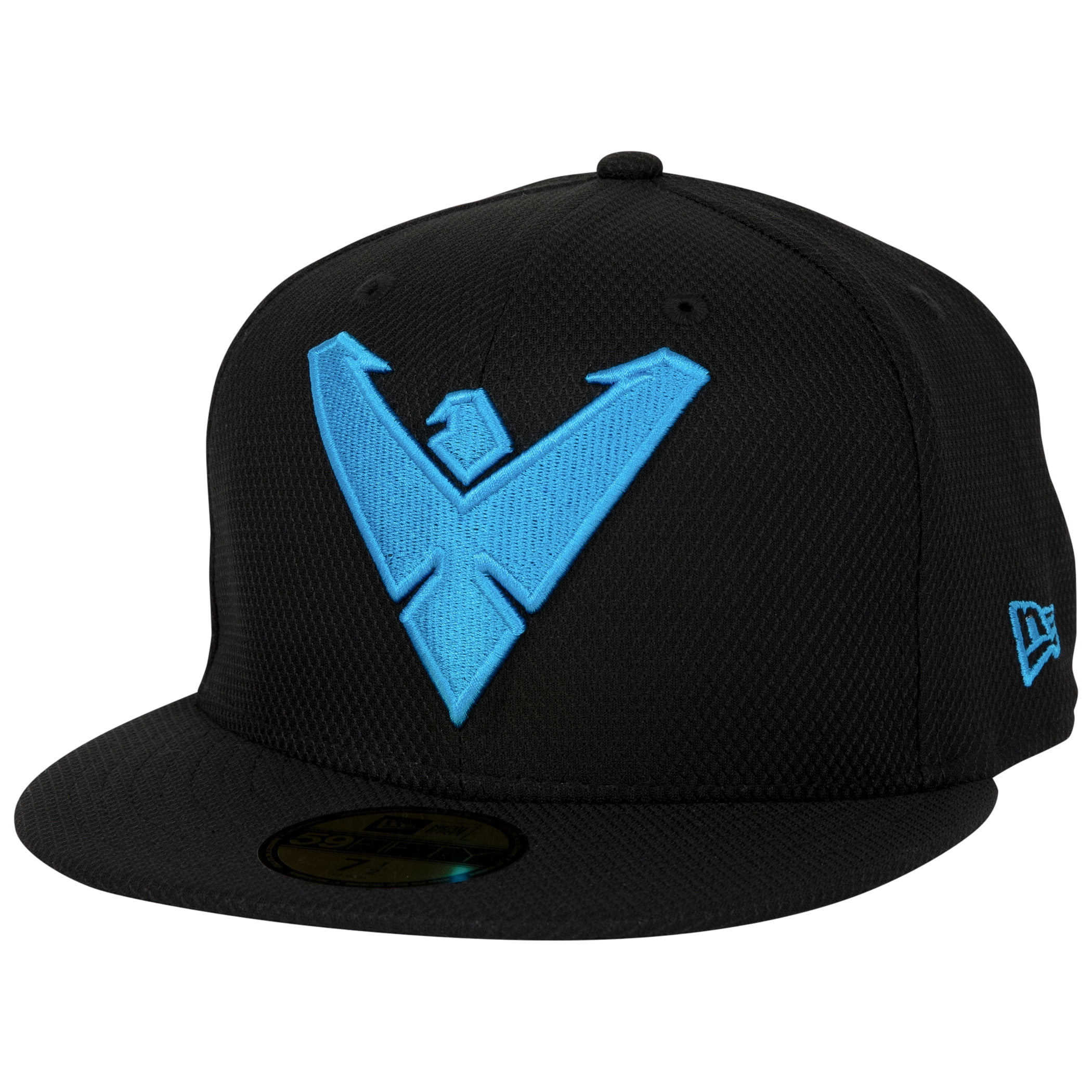 Nightwing Symbol Black Colorway New Era 59Fifty Fitted Hat-7 3/8 Fitted ...