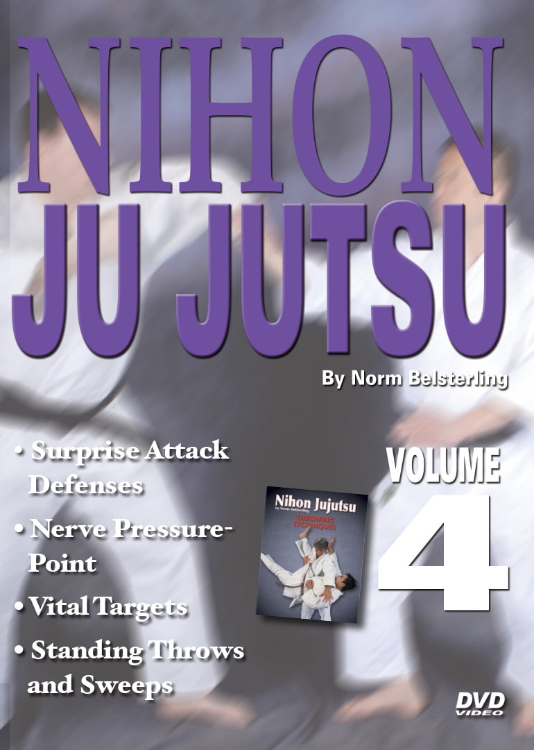 Nihon Ju Jutsu #4 DVD Norm Belsterling pressure point ground fighting ...