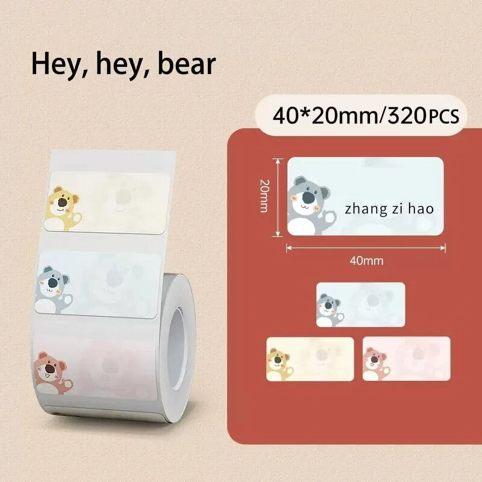 NiiMBOT B21 B3S B1 Round Label Printing Sticker Self-adhesive Thermal ...