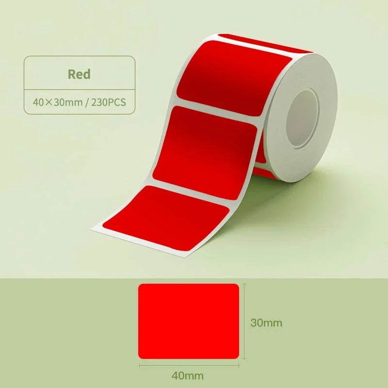 Niimbot B21/B1/B3S Thermal Label Sticker Paper Printable White 20-50mm ...