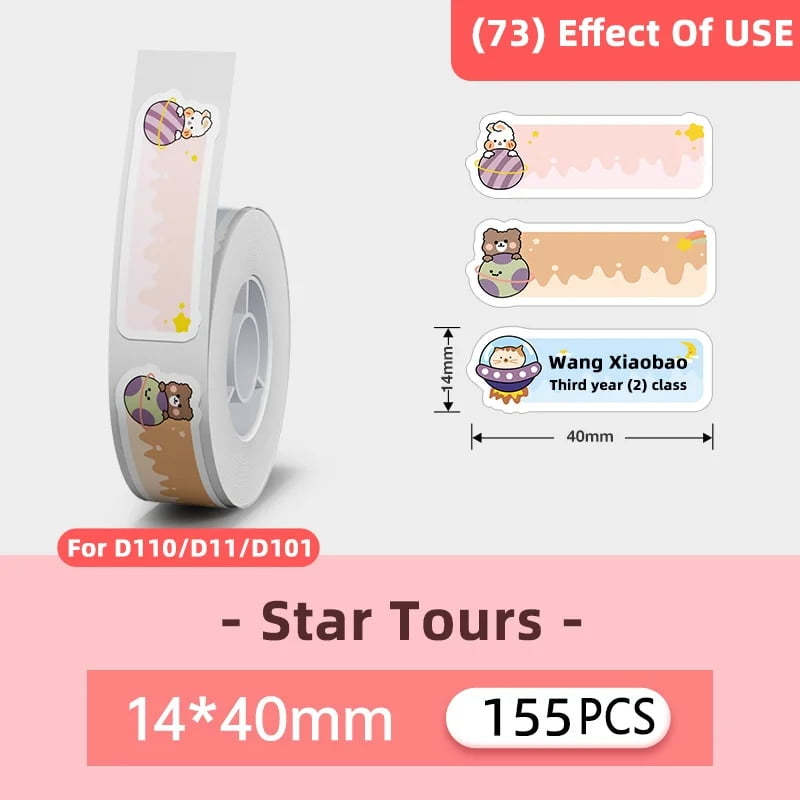 Niimbot D101 D11 D110 Color Cartoon Smart Portable Label Printer ...