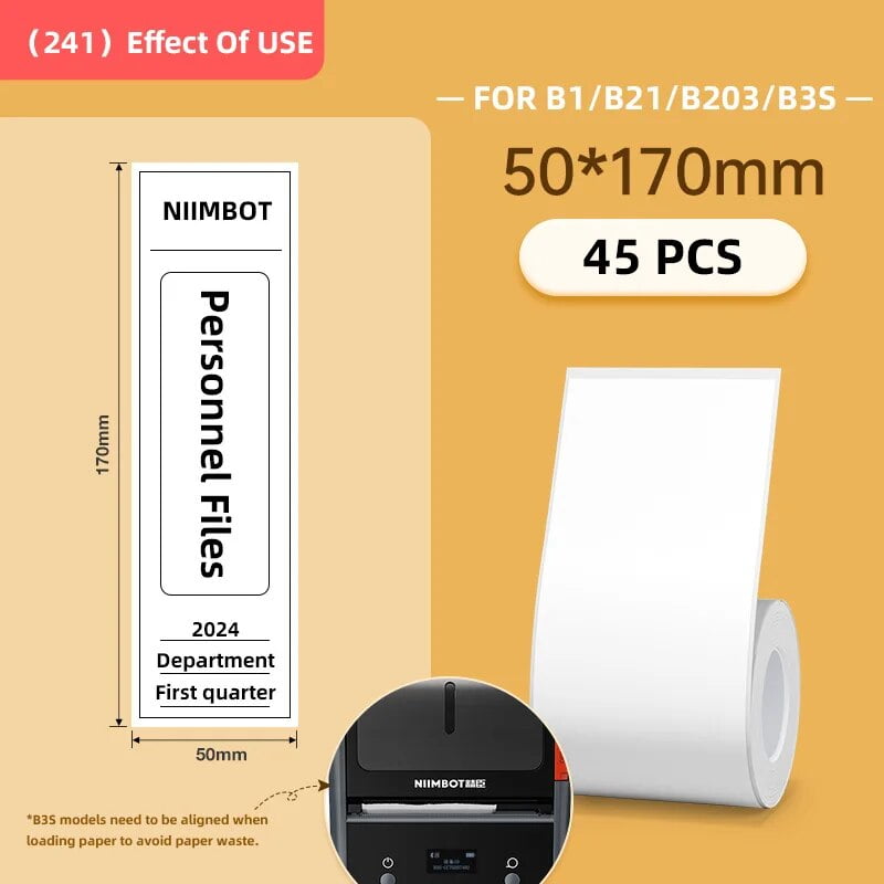 Niimbot Label For B1/B21/B3S Mini Printer Portable Thermal Label ...