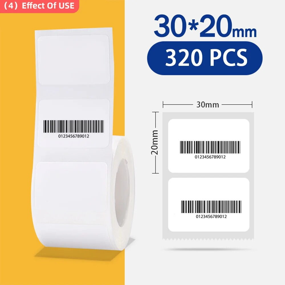 Niimbot Label For B1/B21/B3S Mini Printer Portable Thermal Label Stickers Self-Adhesive ...