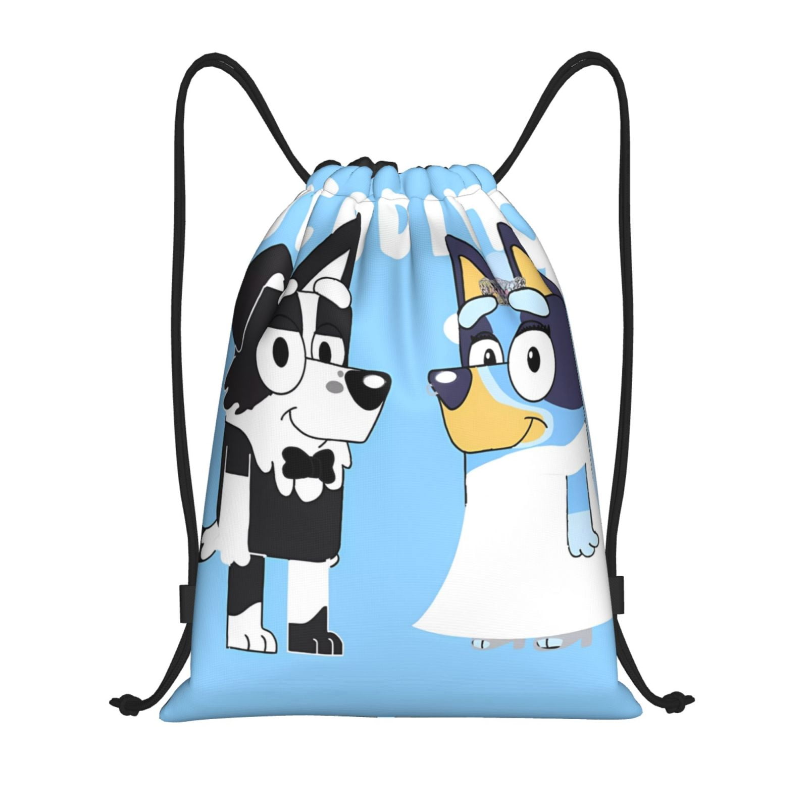 Niiseo Bluey for Water-Resistant 210D Drawstring Bag Compact Foldable ...