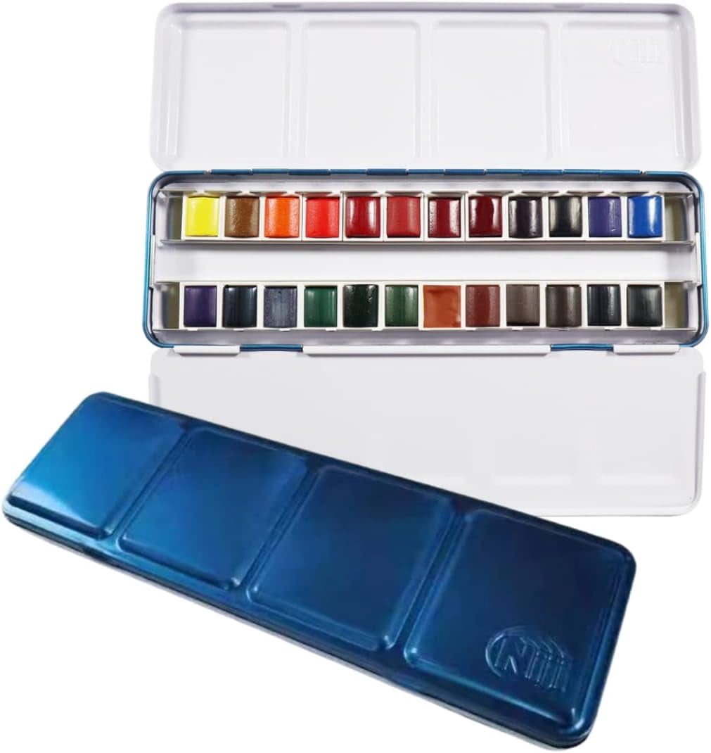 Niji Artist Watercolors Studio, Set of 24 Colors - Walmart.com