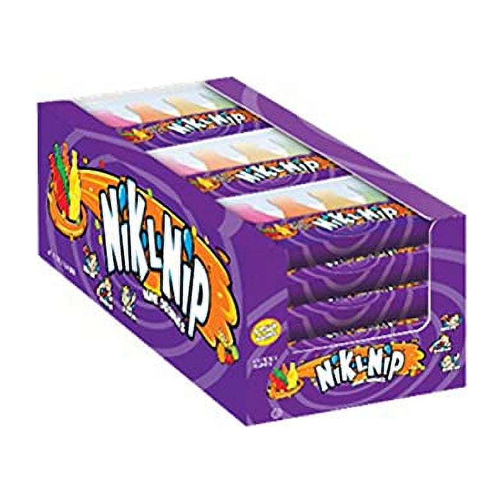 Nik-L-Nip Mini Drinks, Wax Bottles, 4-Pack, 18 Count, Assorted Flavors ...