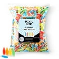 Nik L Nips Wax Bottle Candy Drinks, 1LB Bulk Candy - Nostalgic 90s ...
