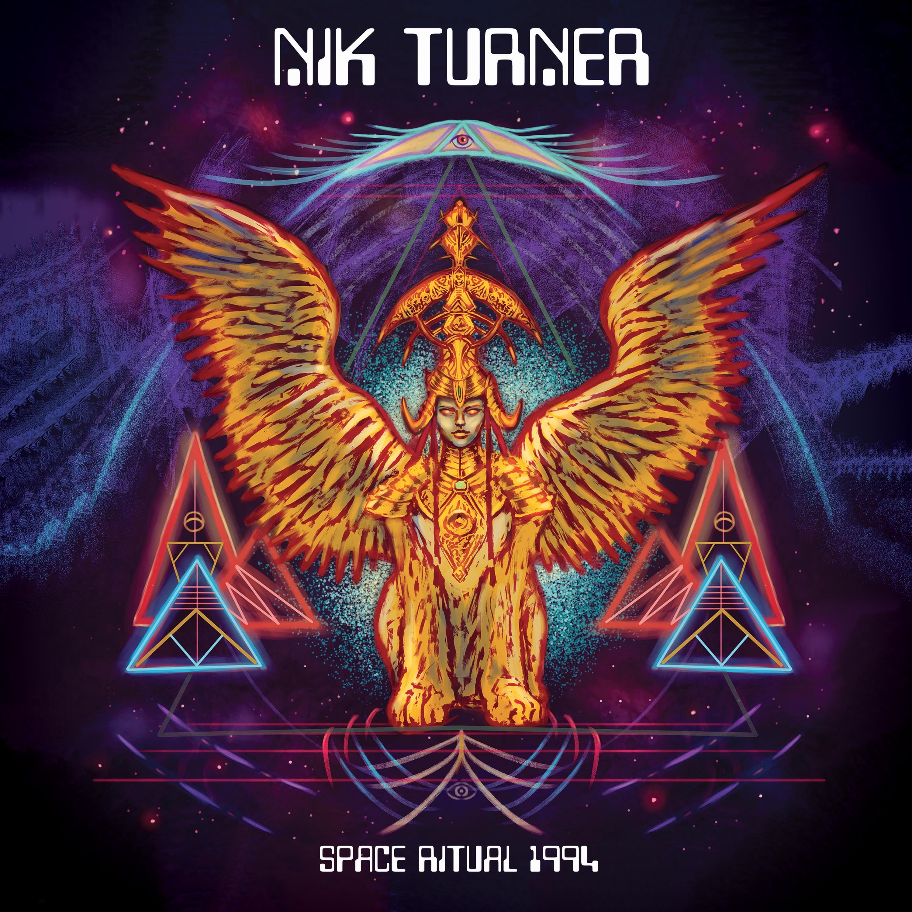 Nik Turner - Space Ritual 1994 - Red,blue,purple - Music & Performance ...