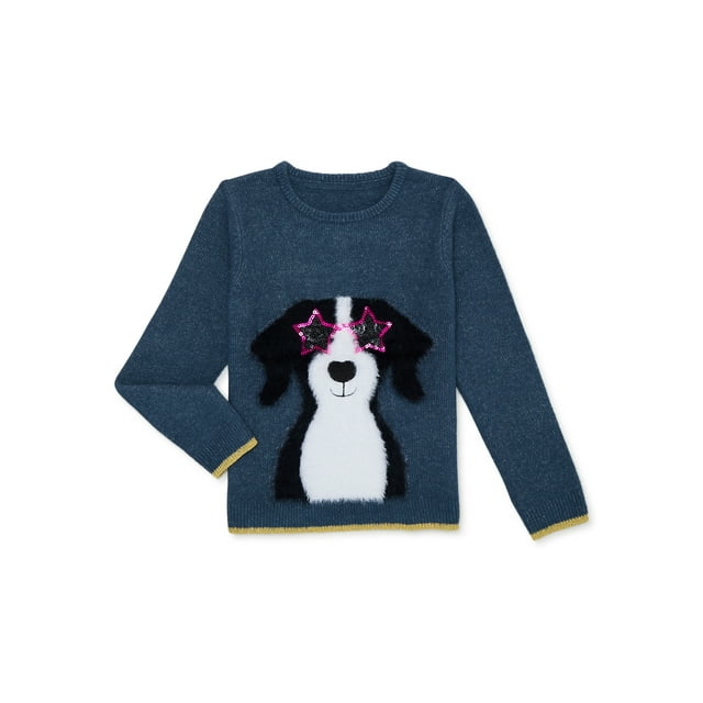 Nik and Leksi Girls Dog W Star Glasses, Sizes 4-16 - Walmart.com