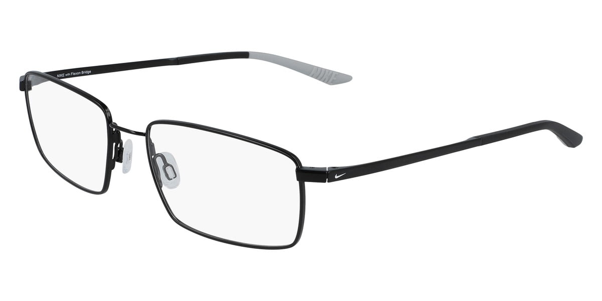 Nike 4305 Full Rim Rectangle Black Eyeglasses - Walmart.com