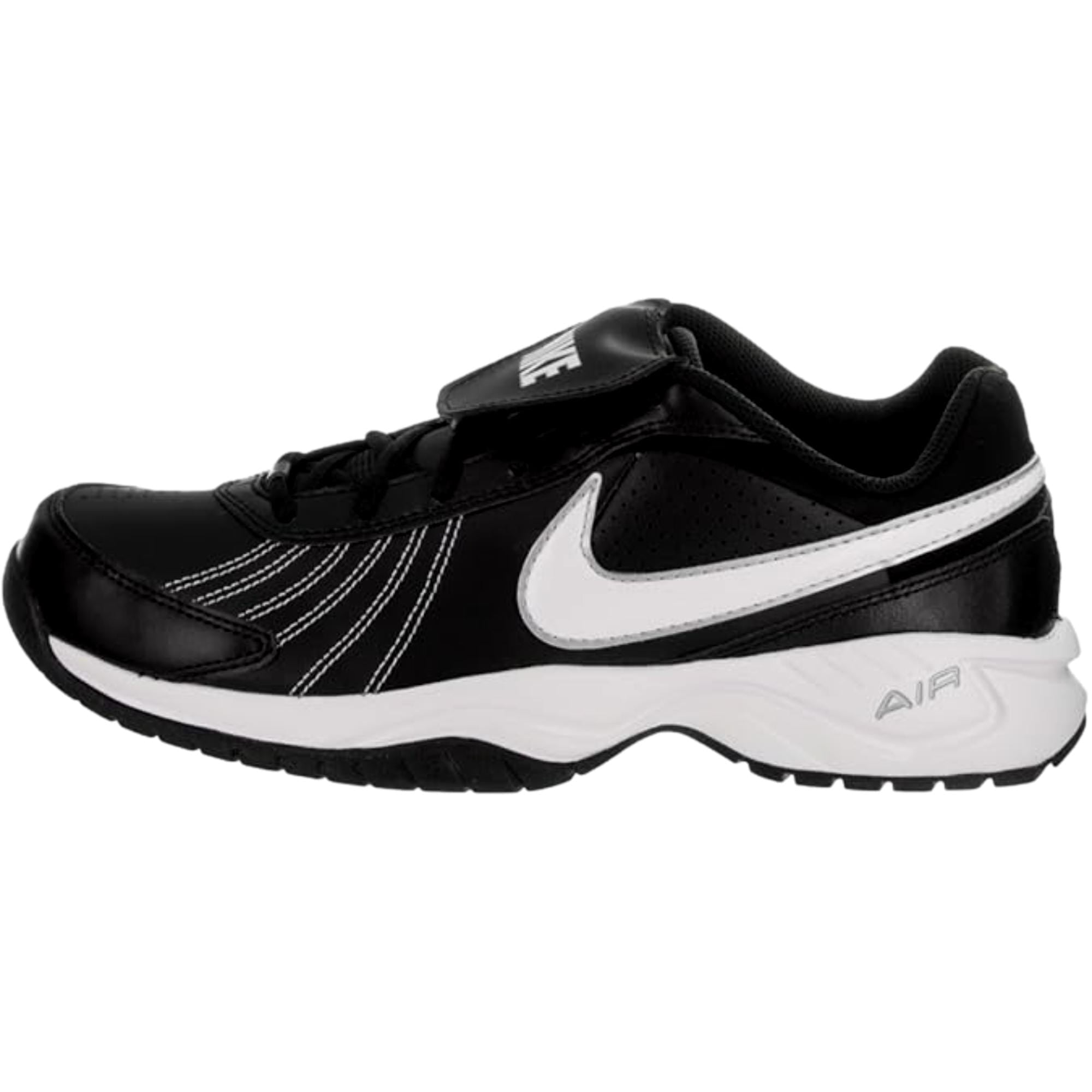 Nike Air Diamond Trainer Black/White-Metallic Silver 333785-012 Men's ...