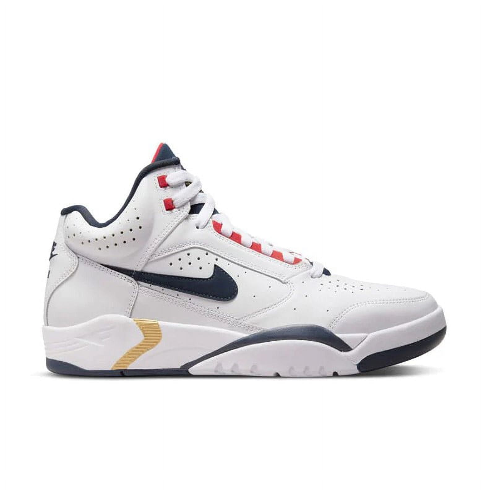 Nike Air Flight Lite II Mid Sneaker Shoes, White Navy, Men's Size 11.5 ...