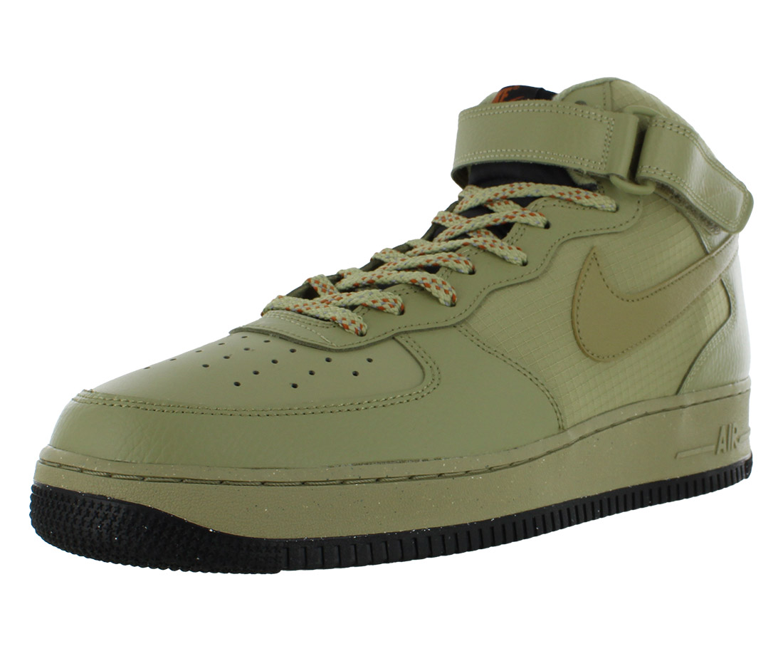 Nike Air Force 1 MID '07 Unisex Shoes Size 10, Color: Neutral Olive ...
