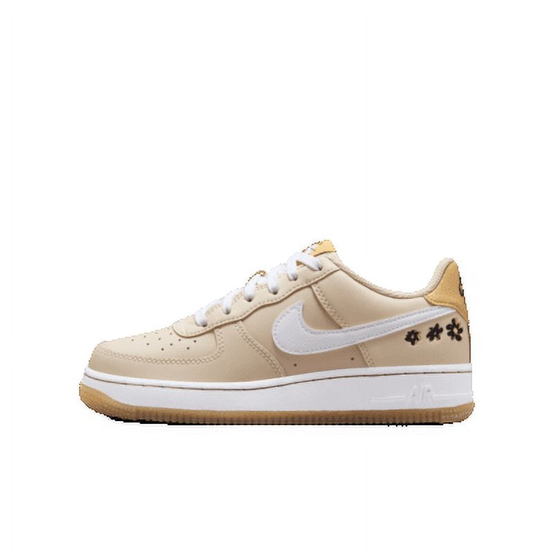 Nike Air Force 1 SE Big Kids' Shoes Color: Sanddrift/Twine/Black/White Size: 6Y - Walmart.com