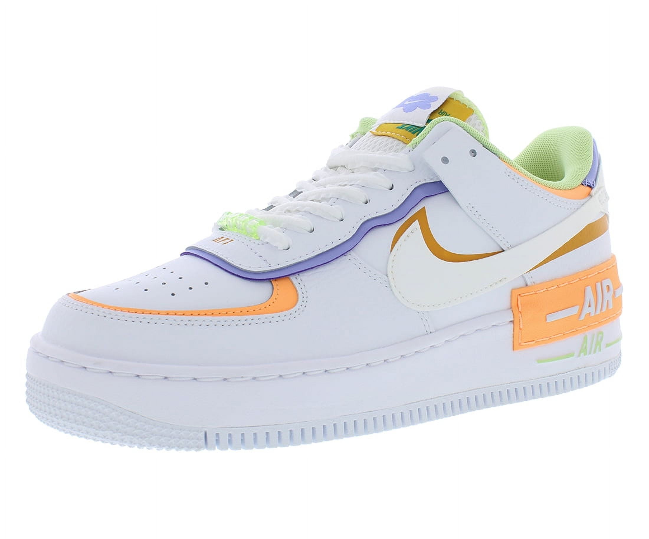 Nike Air Force 1 Shadow Womens Shoes Size 12, Color: White/White/Peach ...