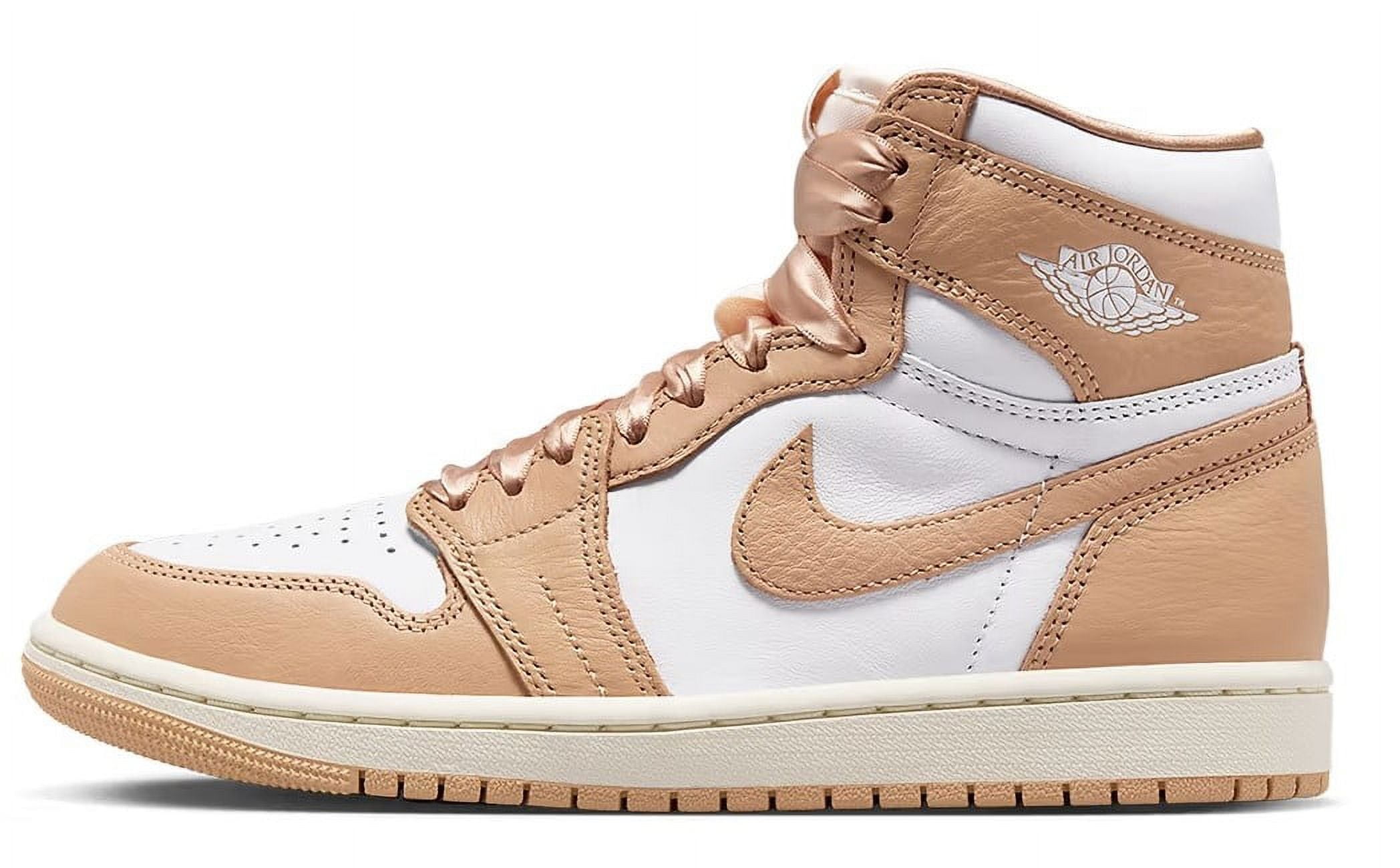 Nike Air Jordan 1 FN6622-201 Sneaker Women Praline Leather Lifestyle ...