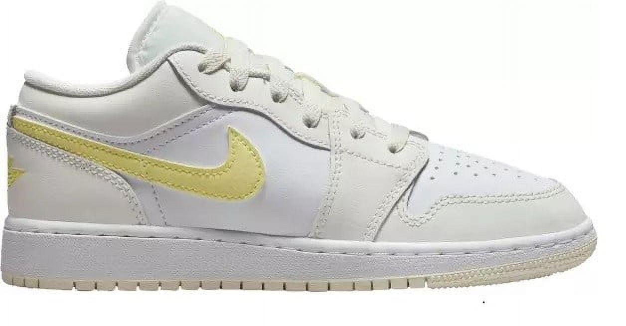 Nike Air Jordan 1 Low FV8486-181 Sneakers Kids Sail White Leather Lace ...