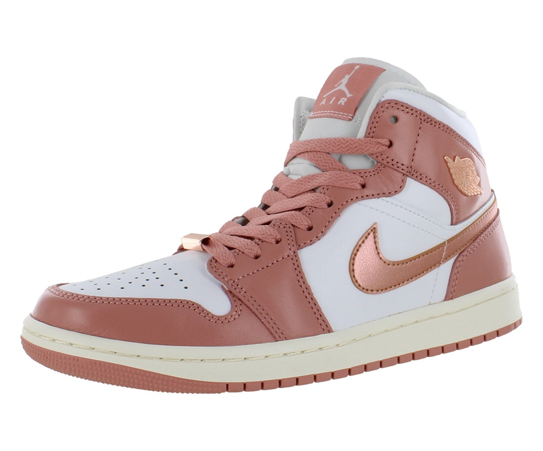 Nike Air Jordan 1 Mid SE Red Stardust/Metallic Copper FB9892-670 Women ...