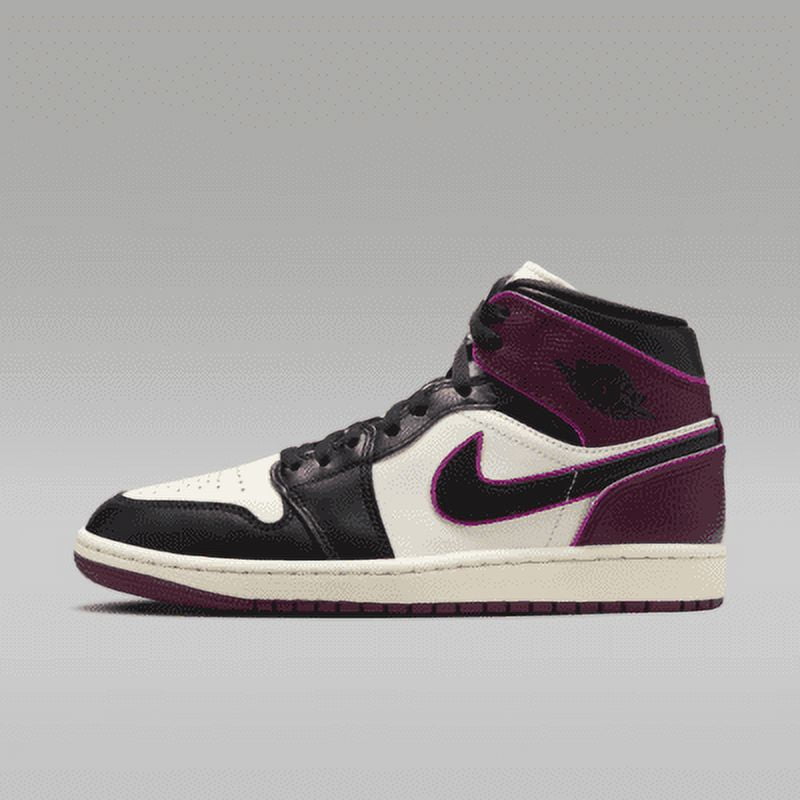 Nike Air Jordan 1 Mid SE Sail/Black-Active Pink FQ7818-101 Women's Size ...