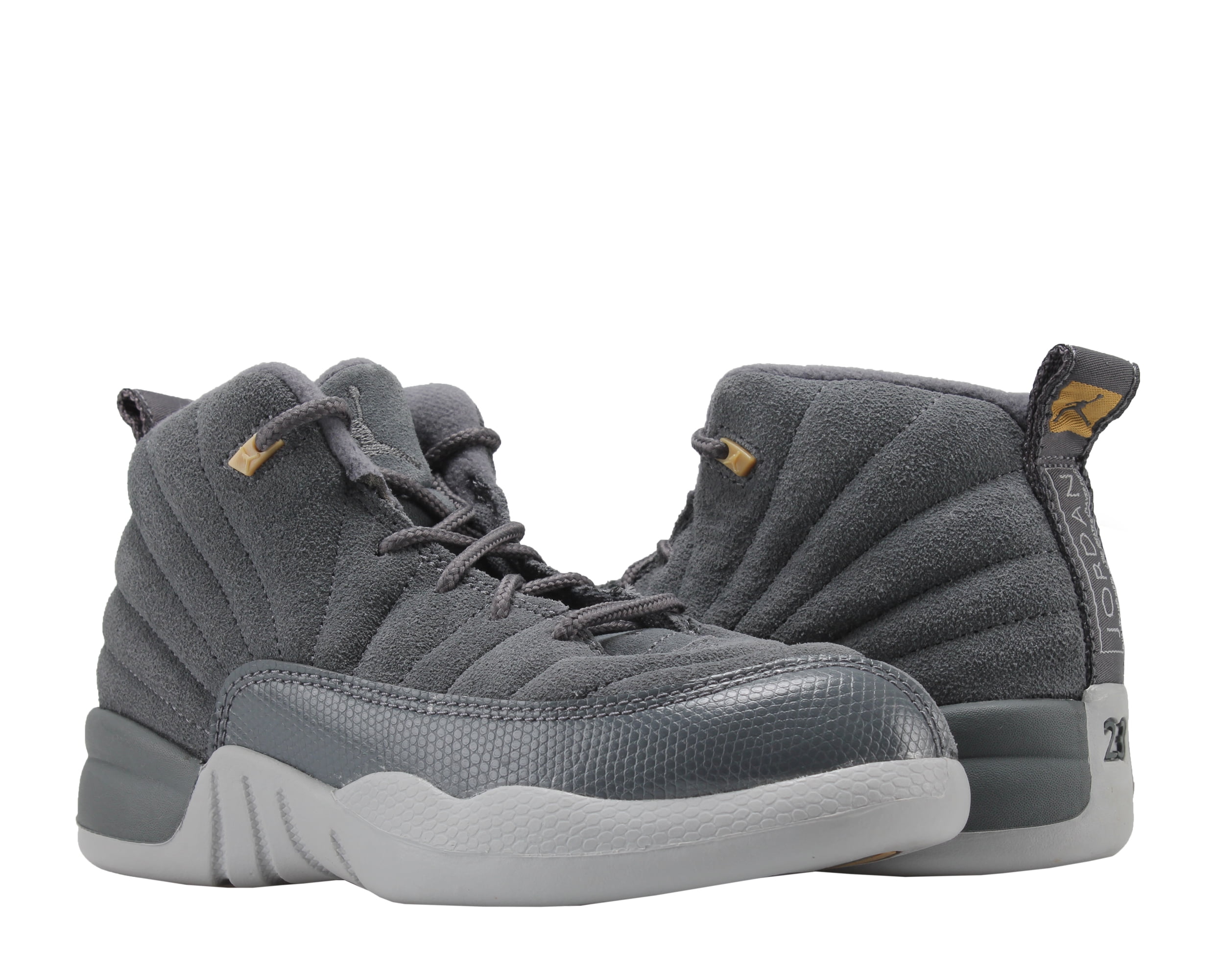 Nike Girls Air Jordan 12 Retro GG Wolf Grey/Vivid Pink Nike Girls Air Jordan 12 Retro GG Wolf Grey/Vivid Pink