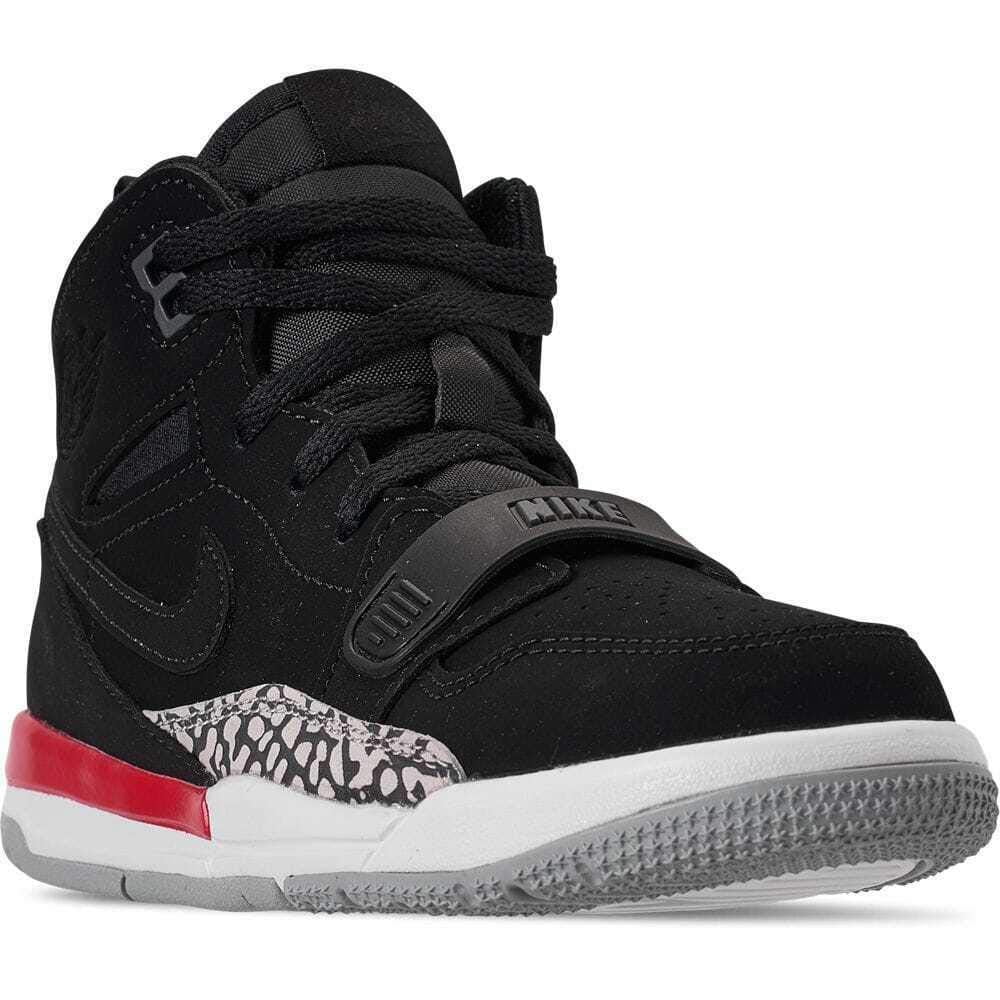 Nike Air Jordan Legacy 312 PS Big Kids Basketball Shoe AT4047 060 Size 11C New, Black/Black-fire ...