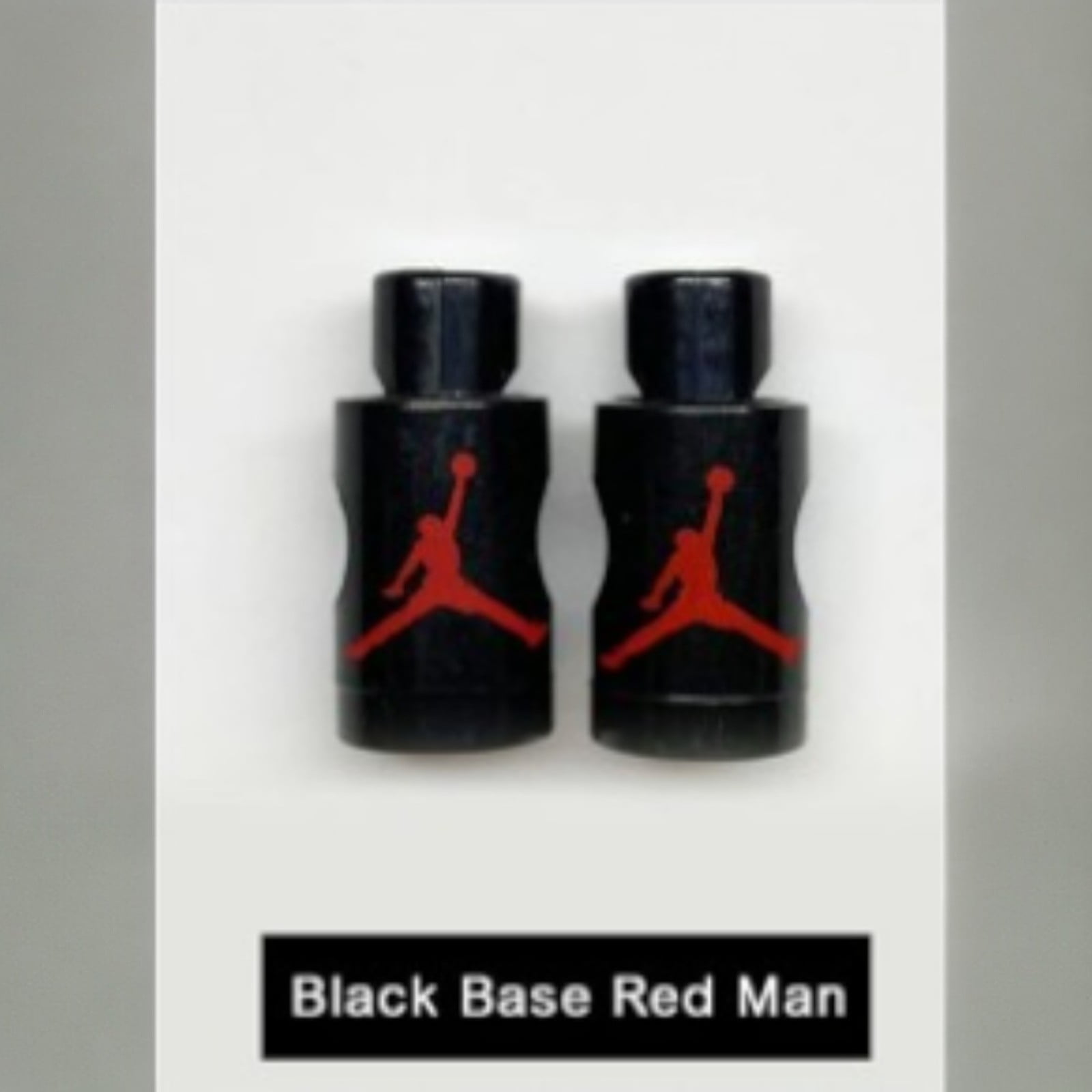 Nike Air Jordan VI Lace Lock Replacement Black Base With Red Jumpman ...