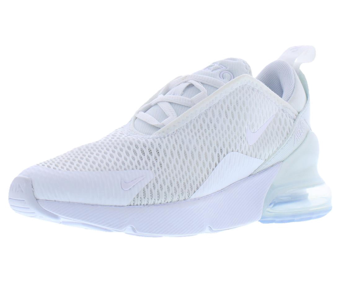 Nike Air Max 270 PS Boys Shoes Size 3, Color: White/White/Metallic ...