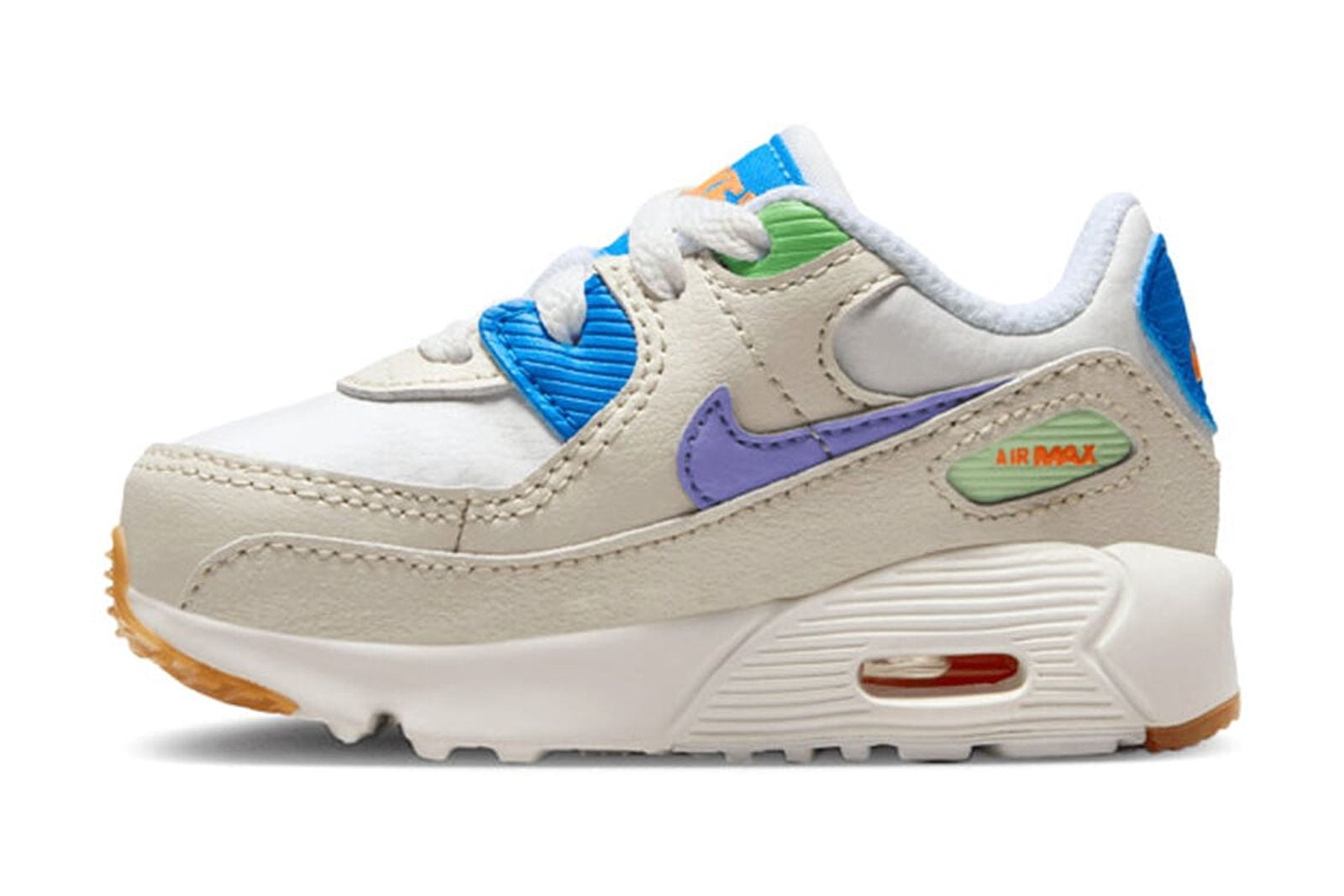 Nike Air Max 90 LTR Baby/Toddler Shoes Color: White/Phantom/Photo Blue ...
