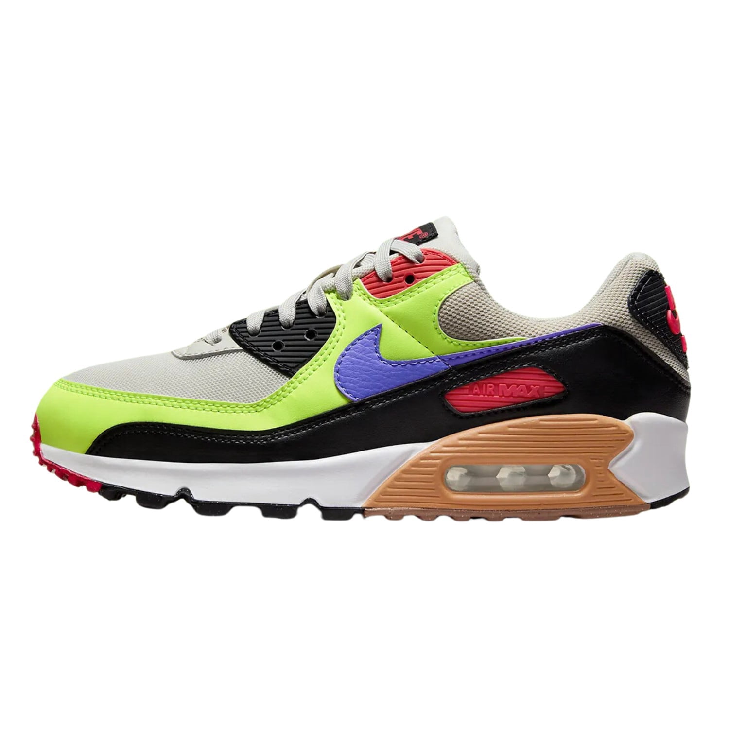 Women's Nike Air Max 90 Light Bone/Lt Ultramarine-Volt (DH8010 003) - 8 ...