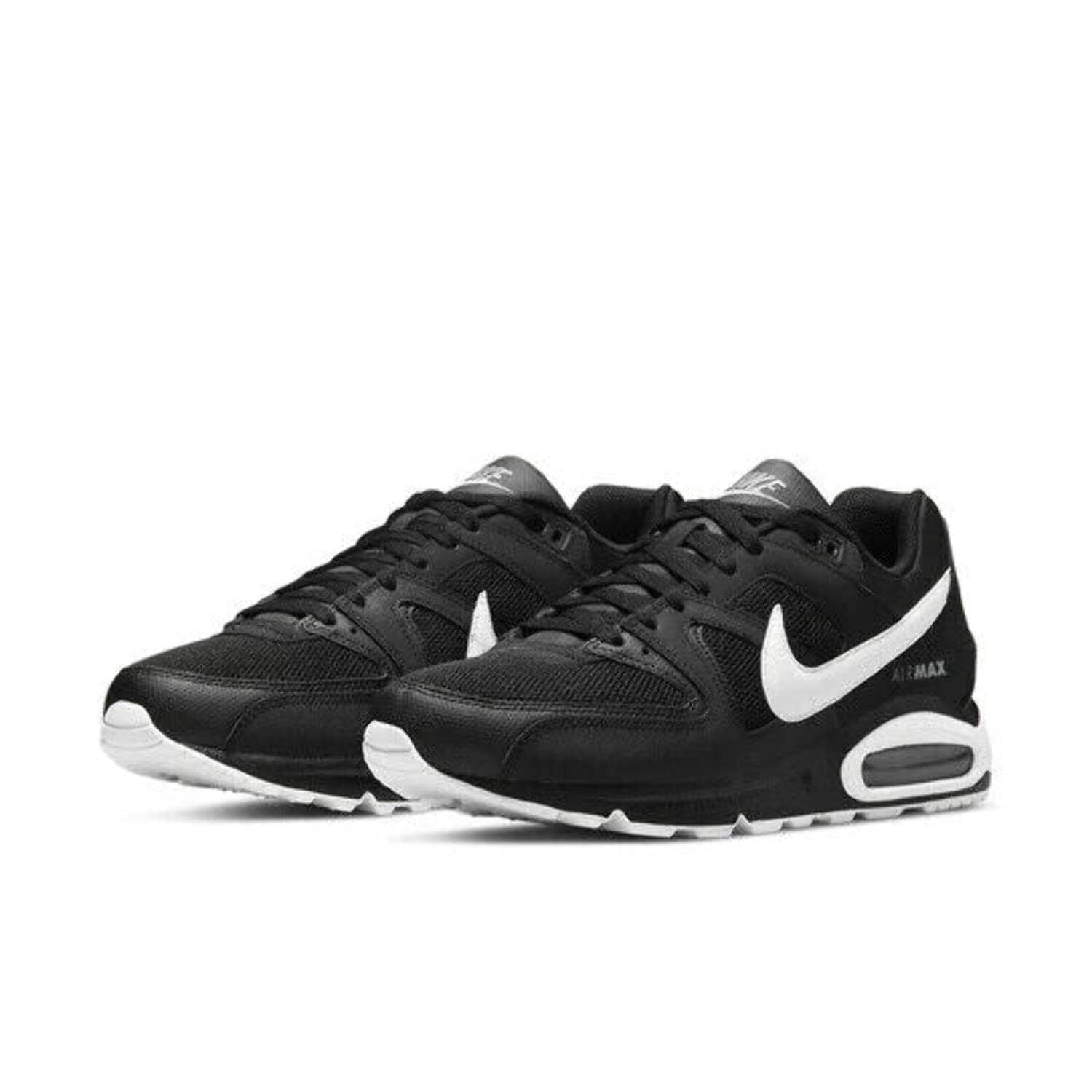 Nike Air Max Command 629993-032 Men's Black White Running Sneaker Shoes ...