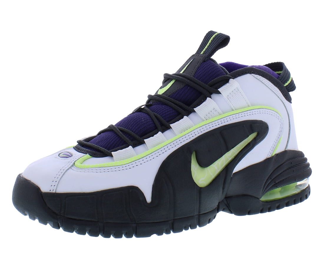 Nike Air Max Penny 1 GS Boys Shoes Size 7, Color: White/Grey/Yellow ...