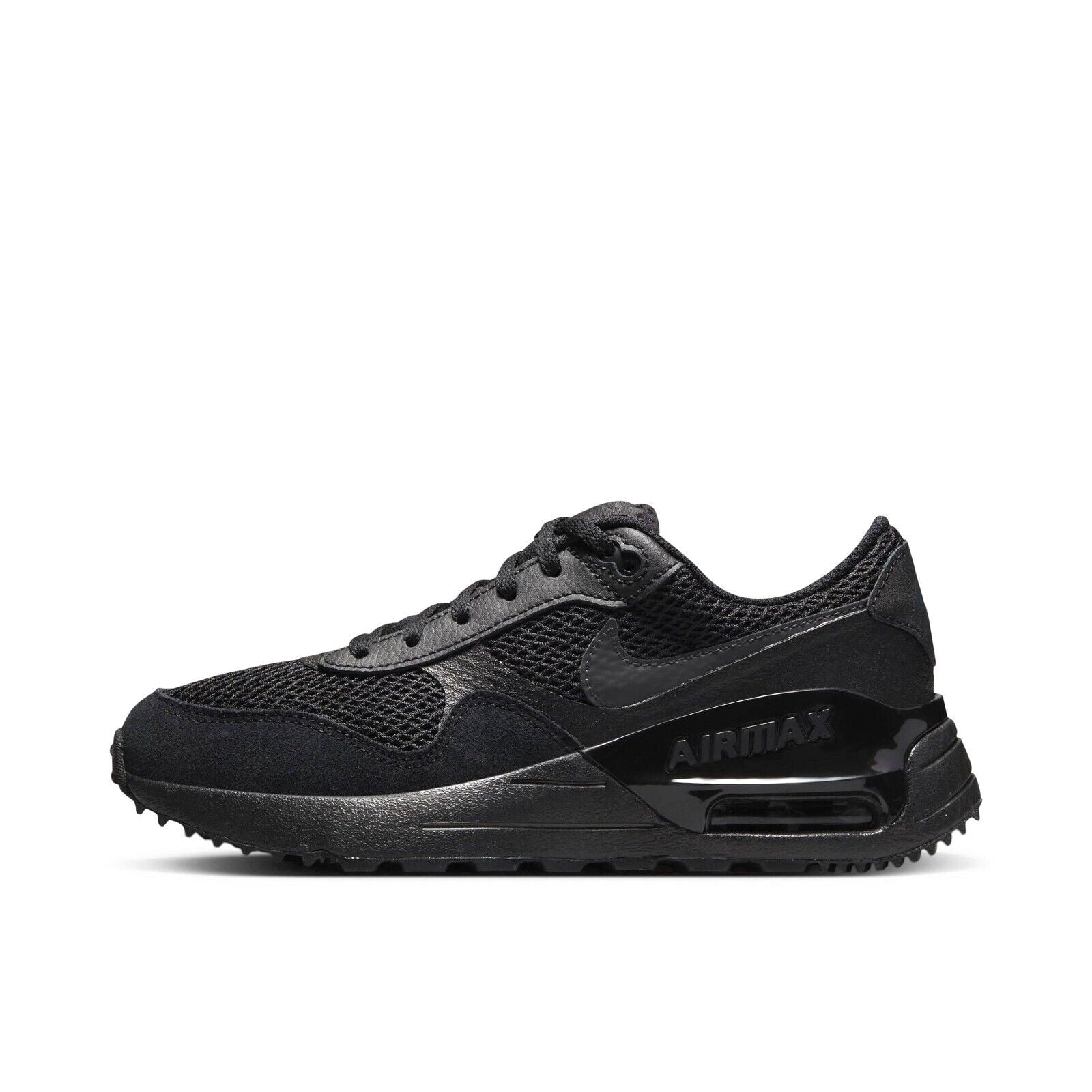Nike Air Max SYSTM Big Kids' Shoes Color: Black/Black/Anthracite Size ...