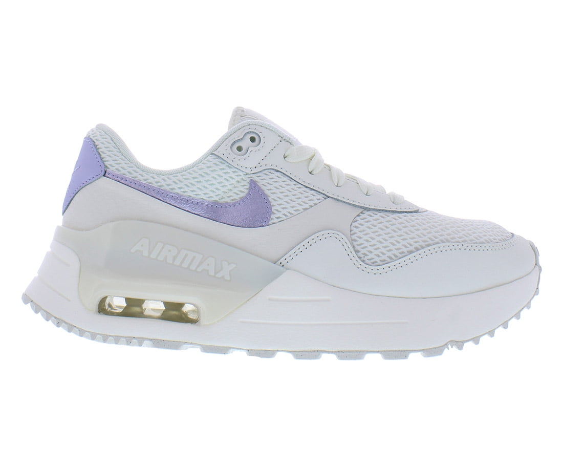 Nike Air Max System Unisex Shoes Size 8, Color: Sail/Oxygen Purple ...