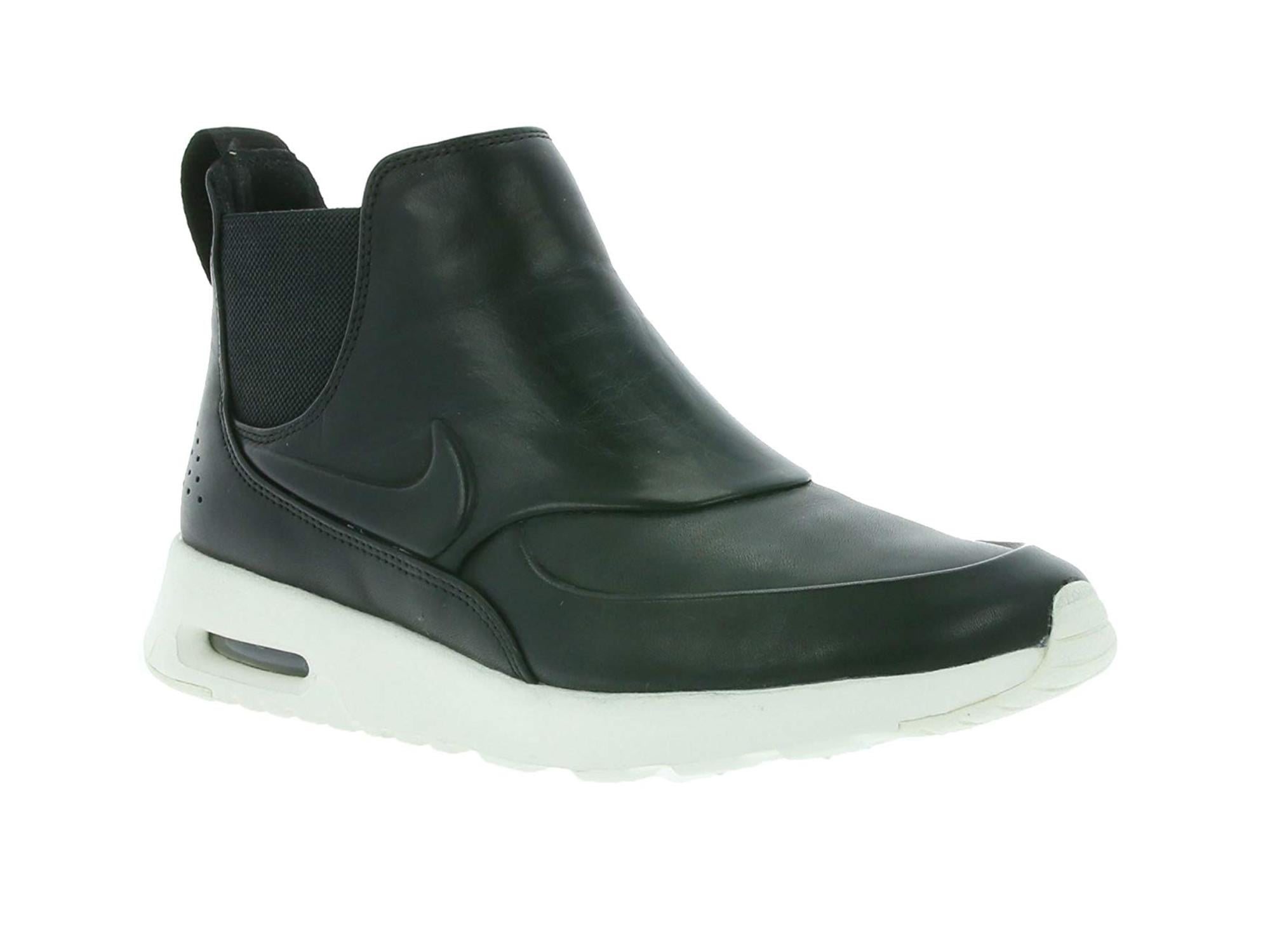 Nike Air Max Thea Mid 859550-001 Women's Black/Sail Leather Chelsea ...