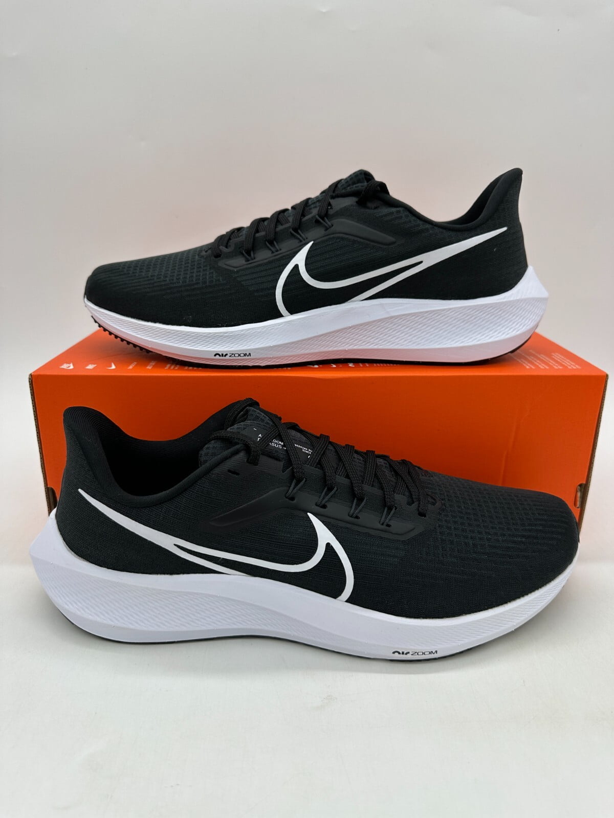 Nike Air Zoom Pegasus 39 Men's Size 13 Black White Athletic Shoes ...