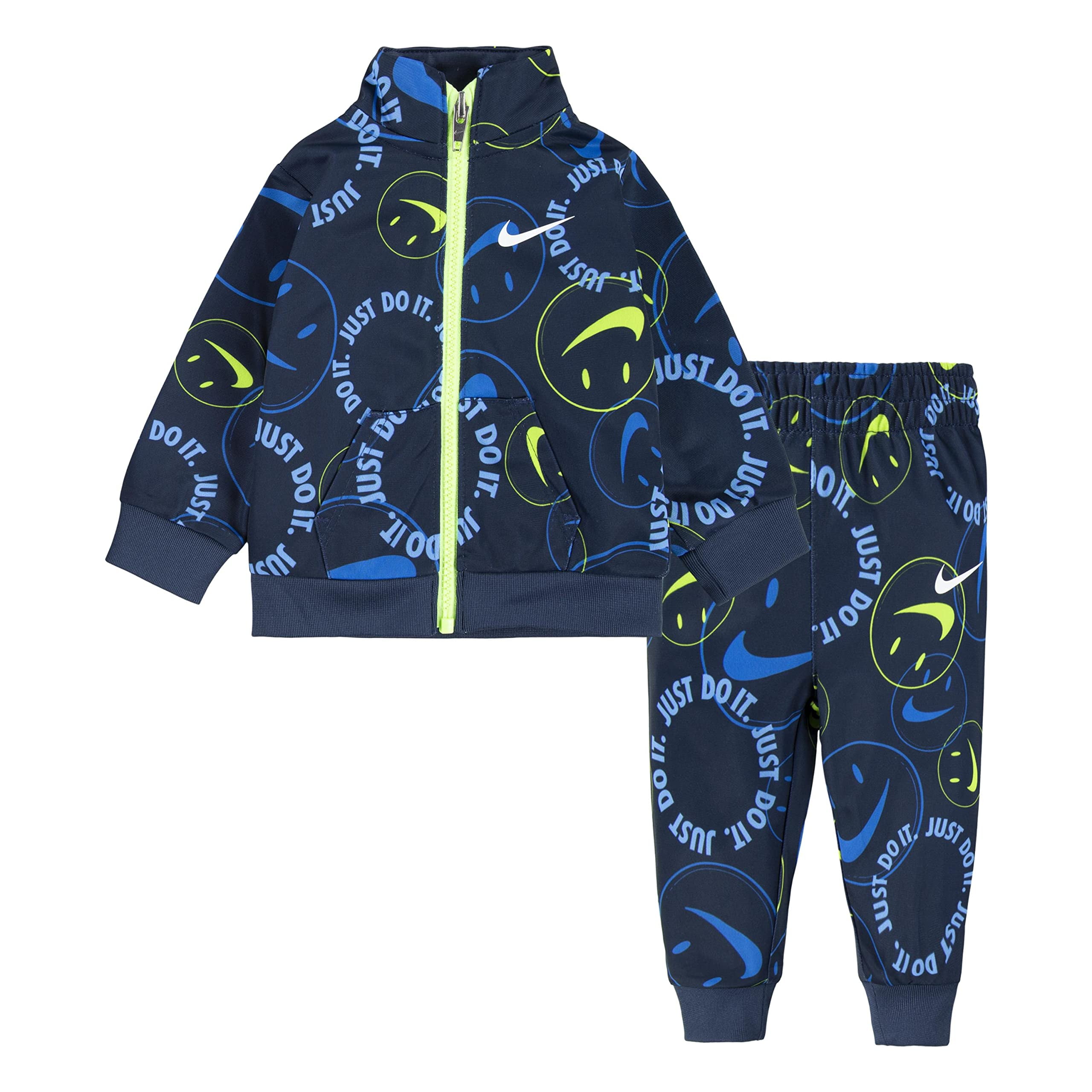 Nike All Over Print Tricot Set (Infant) (Boys, Midnight Navy, 6 Months ...