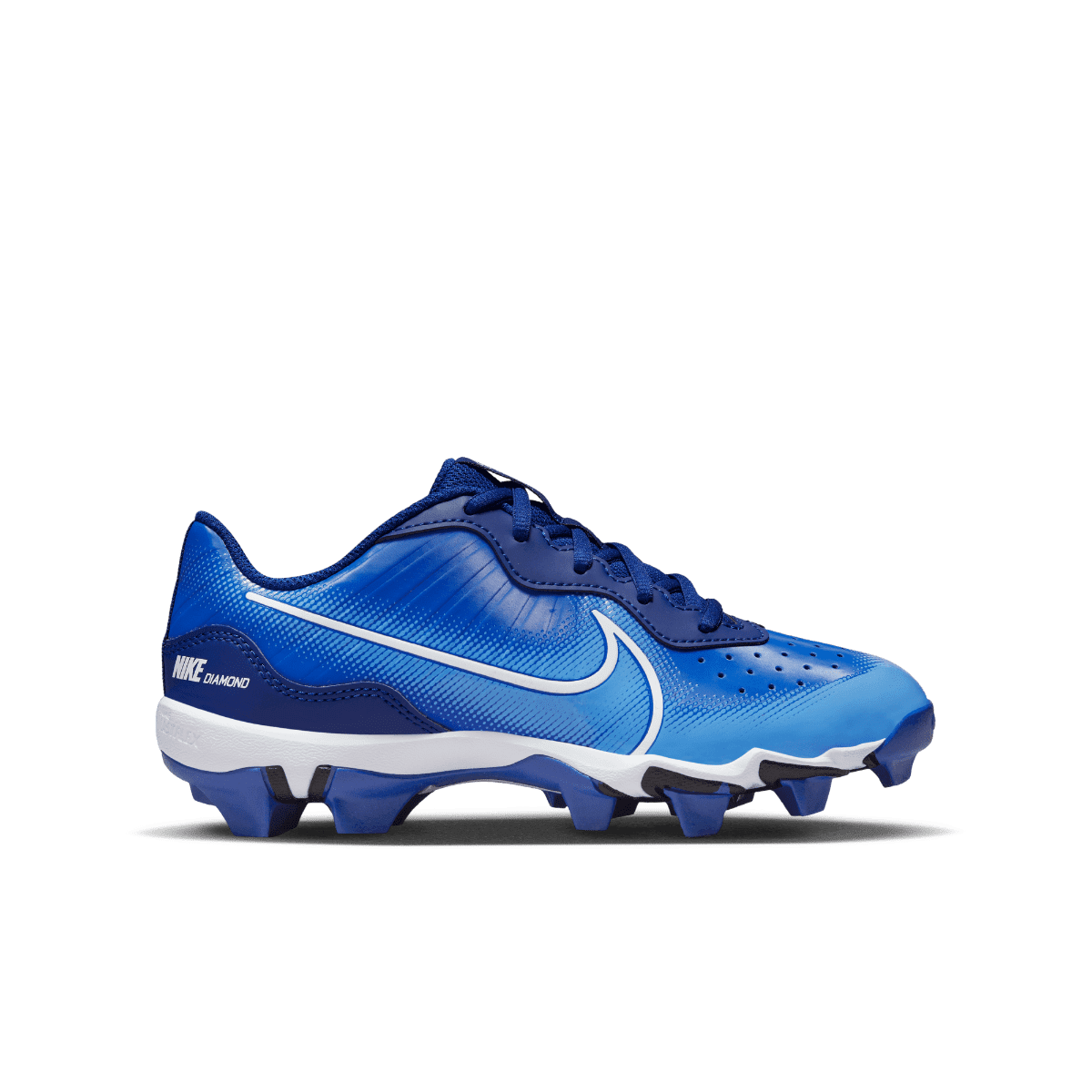 Nike Alpha Huarache 4 Keystone Boy's Rubber Baseball Cleats Royal ...