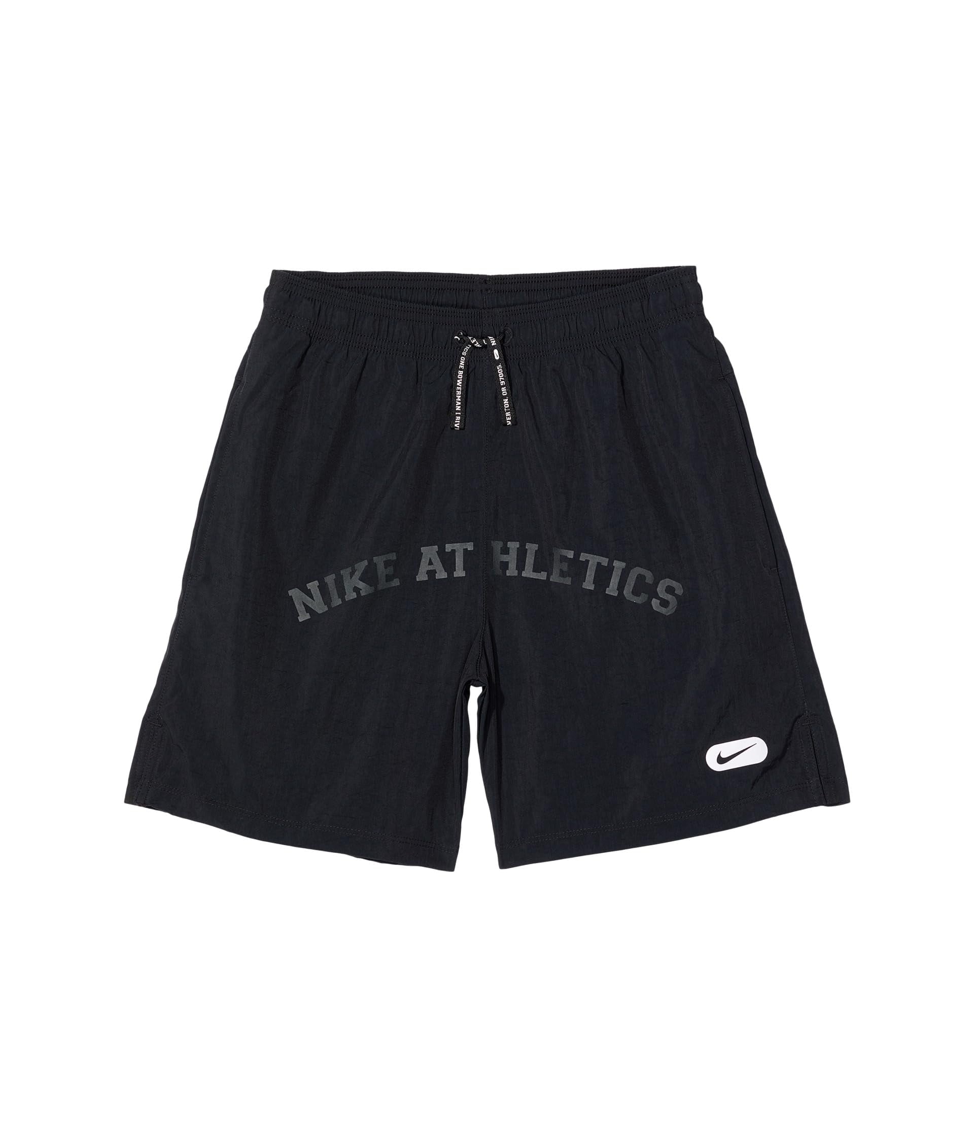 Nike Athletic Woven Shorts (Little Kids/FBig Kids) (Kids, Black/White ...