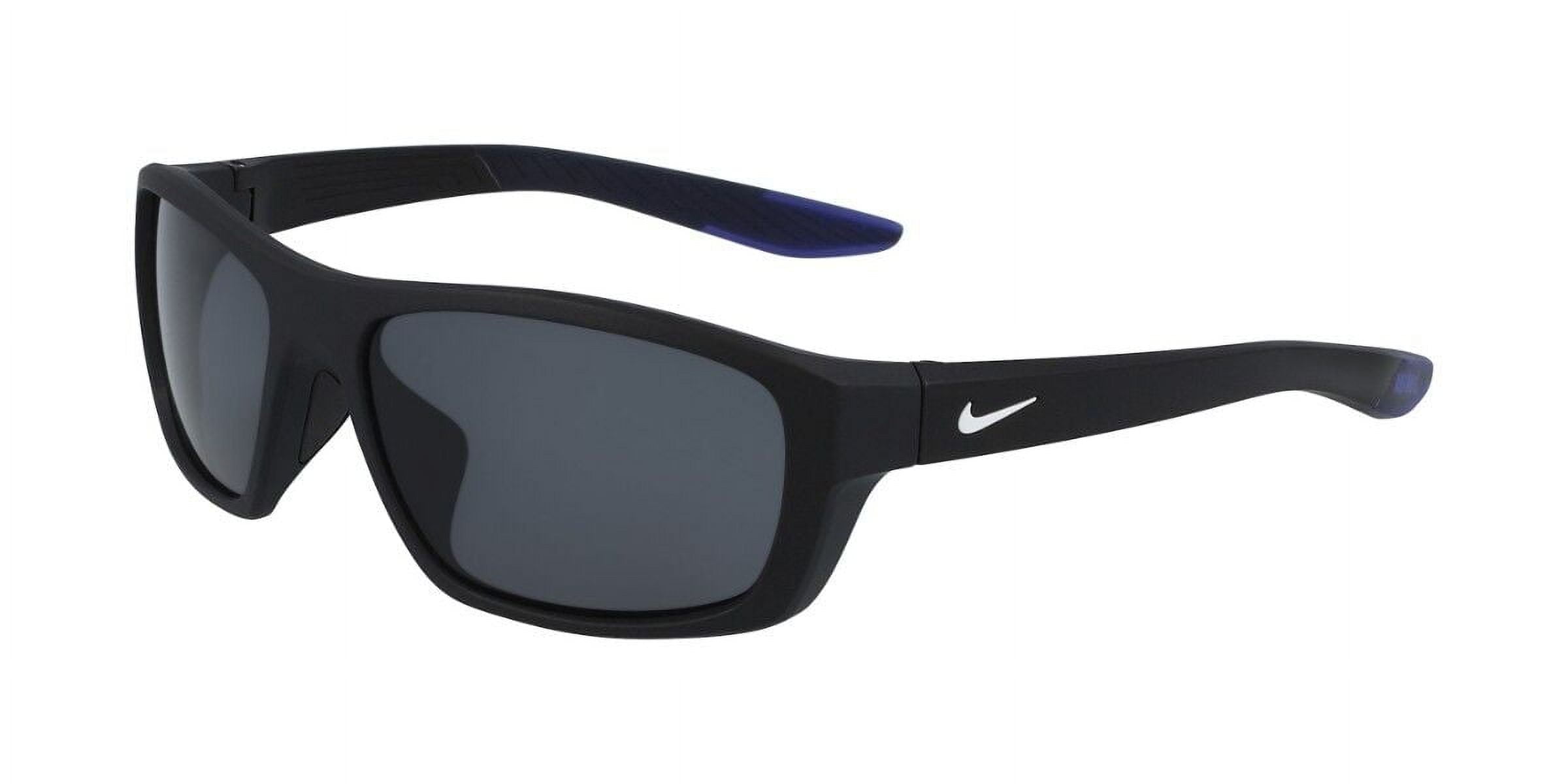 Nike Brazen Boost 57mm Sunglasses, Matte Black White, Unisex UV ...