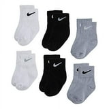 Nike, Baby Ankle Gripper Socks, 6 Pairs, 12/24M, Knit Cotton-blend ...