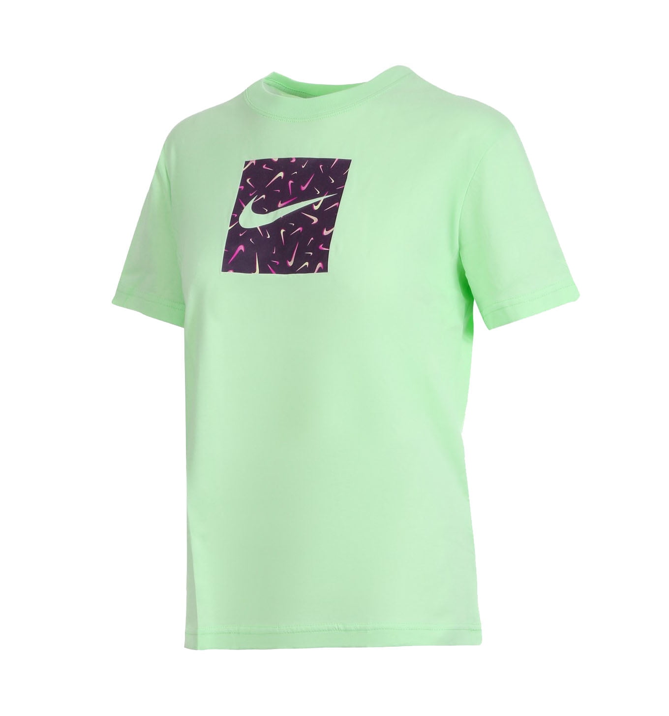Nike Big Girls (7-16) Swoosh Fetti Graphic Tee (Vapour Green, Large ...